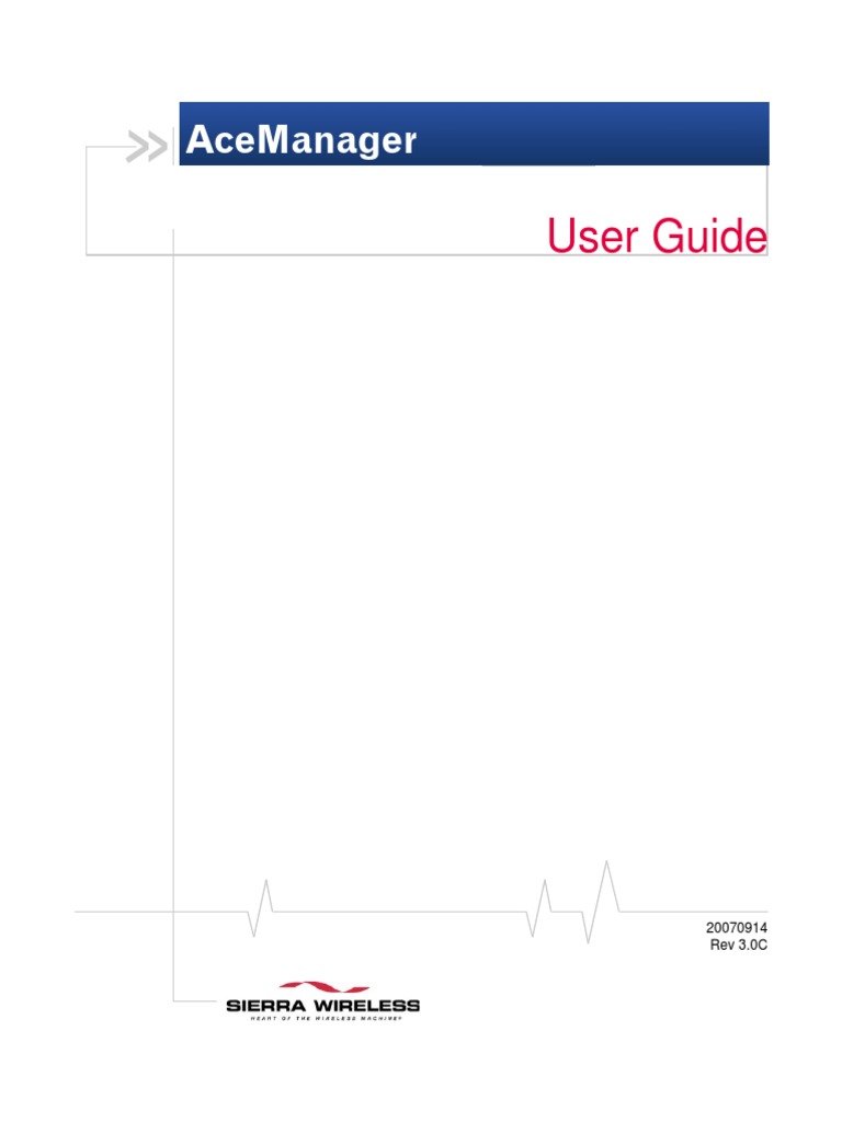 Sierrawireless AceManager | PDF | Short Message Service | Modem