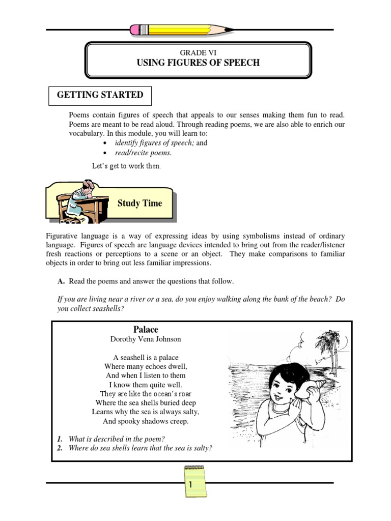 26 - Using Figures of Seech Grade6 | PDF | Anthropomorphism | Metaphor