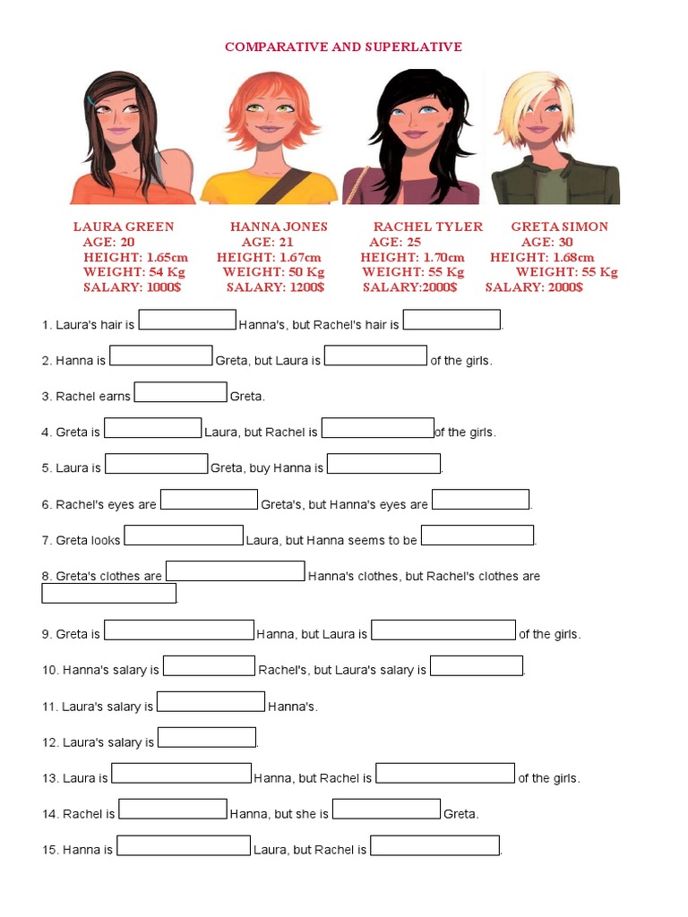 Comparative and Superlative | PDF