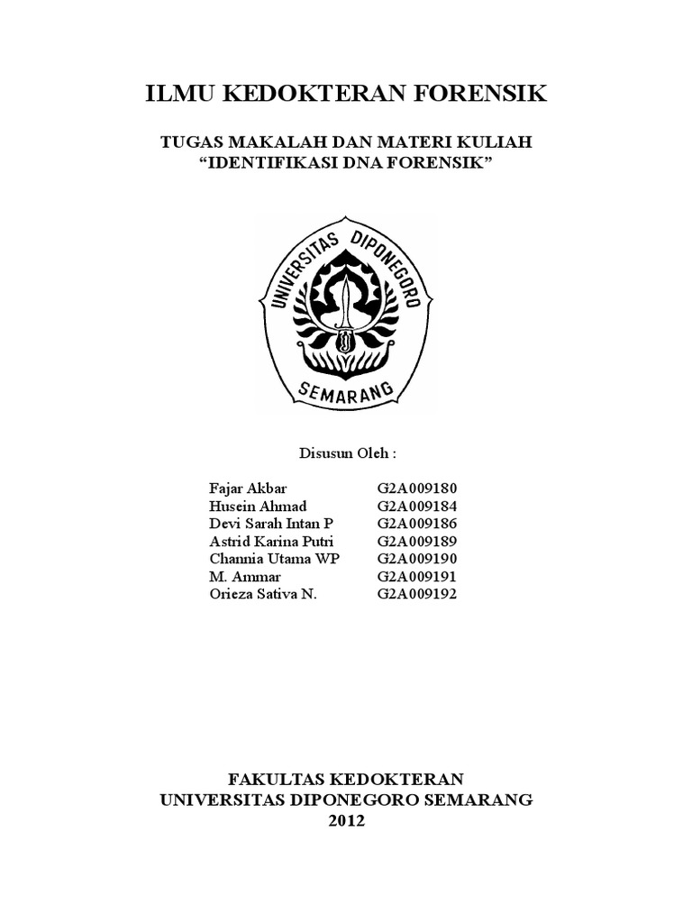 ANALISIS DNA FORENSIK UNTUK KASUS PEMBUANGAN BAYI | PDF