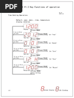 User Manual For LED Digital Clock | PDF | Clock | Switch
