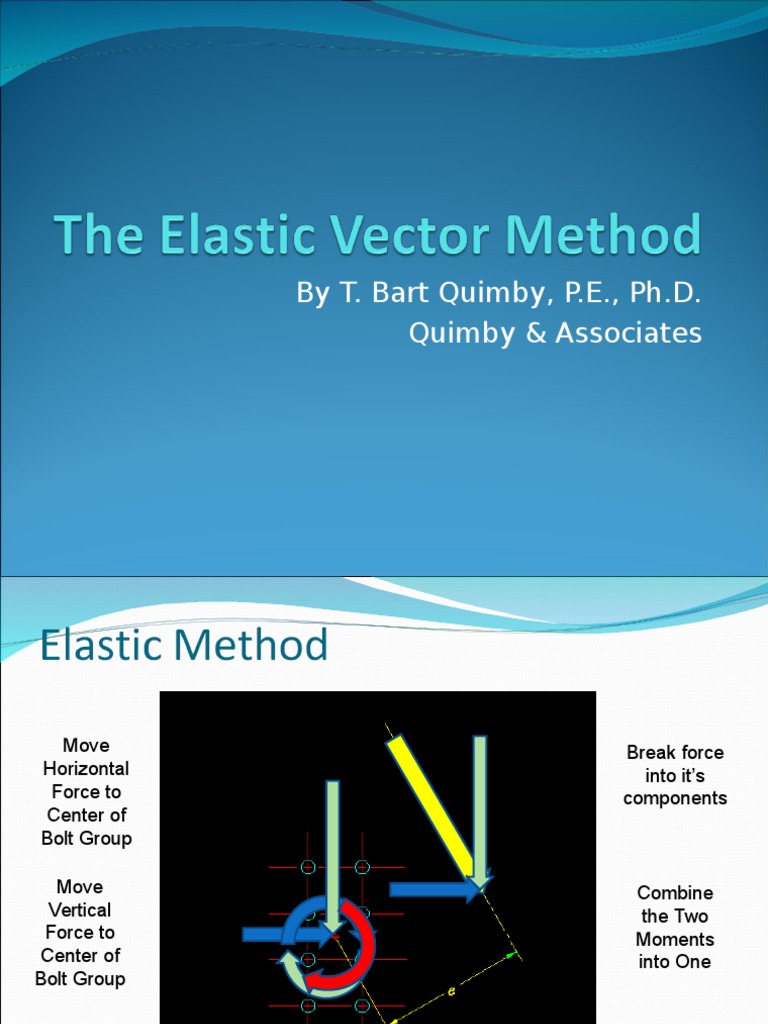Elastic Method for Bolt Stress Analysis | PDF