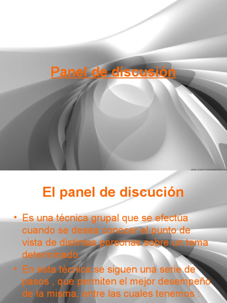 Guía para Panel Grupal Efectivo | PDF | Educación avanzada