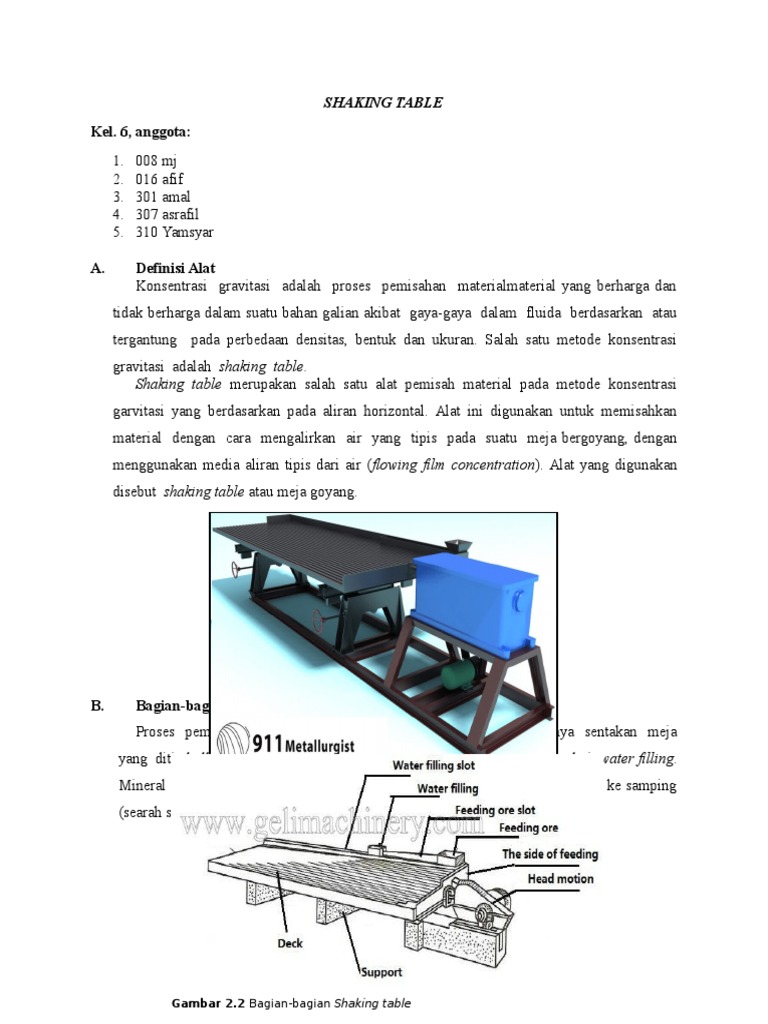 Shaking Table | PDF