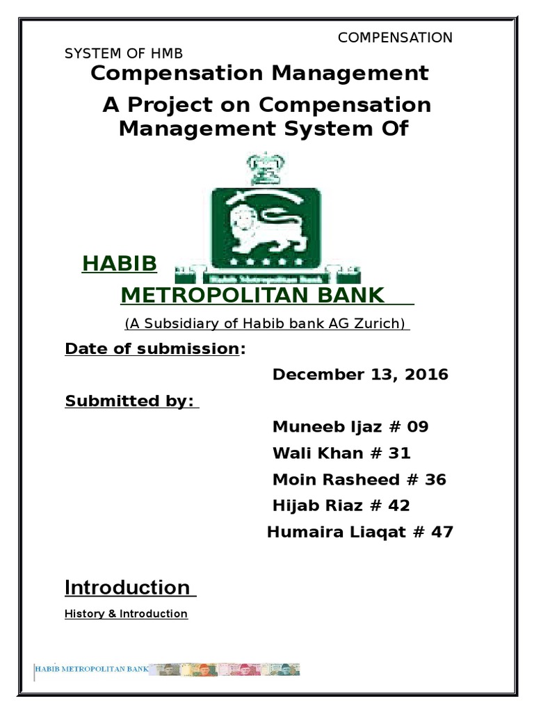 Compensation Project | Download Free PDF | Employee Benefits | Employment