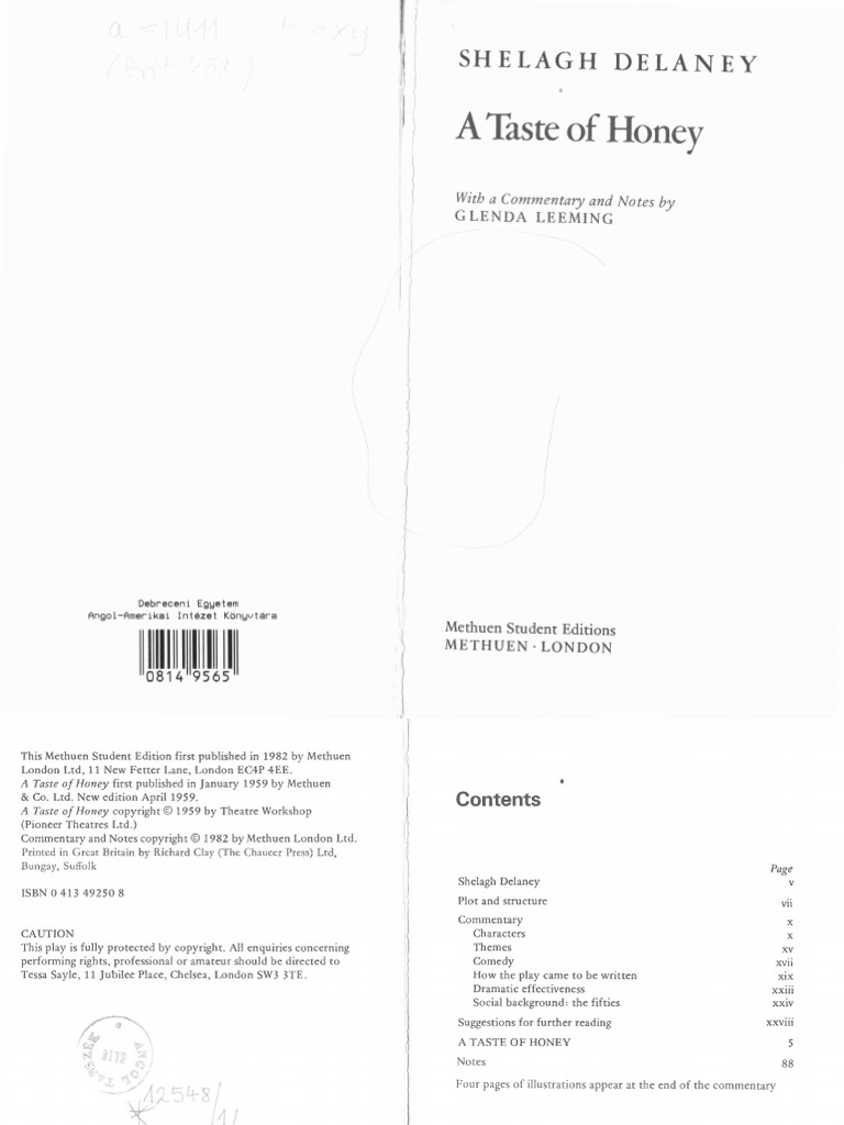 A Taste of Honey PDF | PDF | Nature