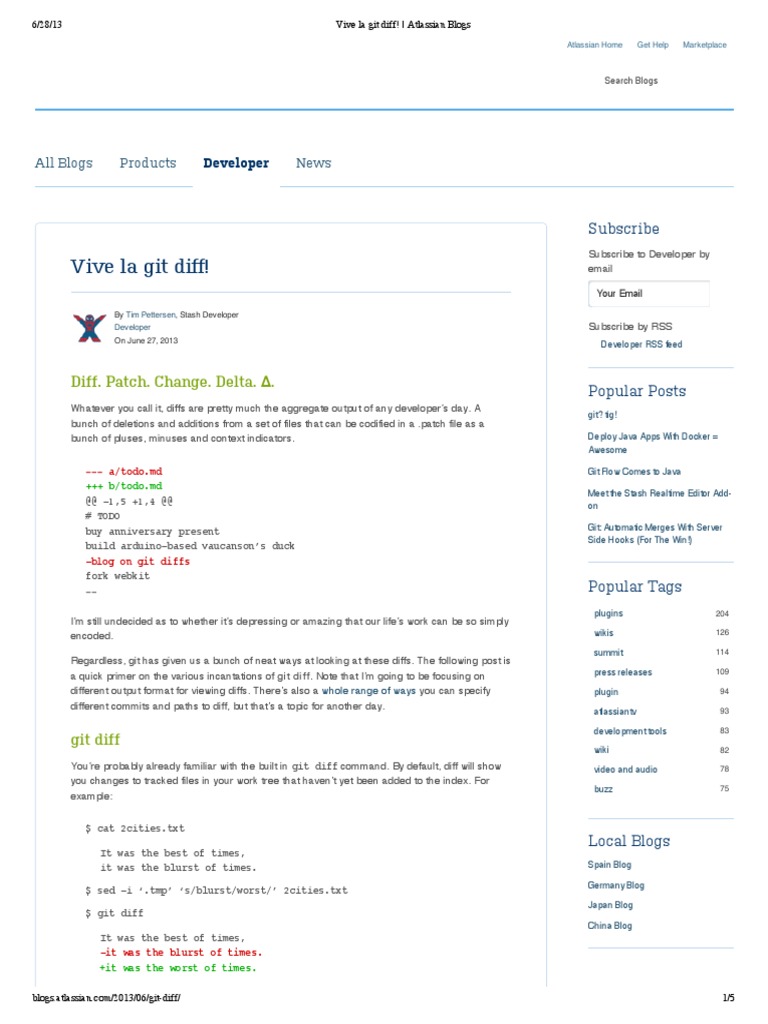 AtlassianBlogs Git Diff | PDF | Portable Document Format | Zip (File ...