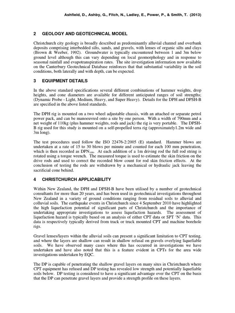 Geological and Geotechnical Model | PDF | Geotechnical Engineering ...