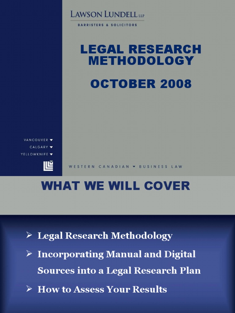 Legal Research Methodology | PDF | Justice | Crime & Violence
