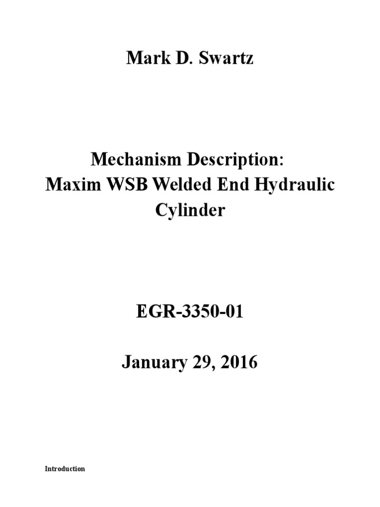 Mechanism Description | PDF