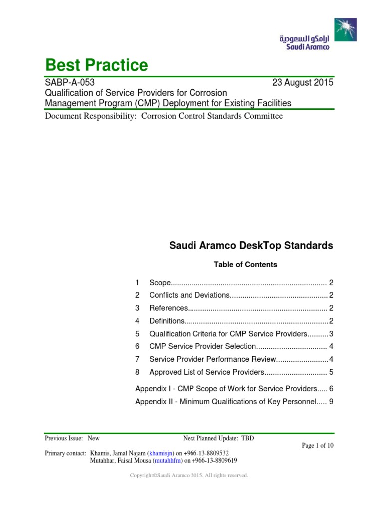 Sabp A 053 PDF | PDF | Corrosion | Engineering