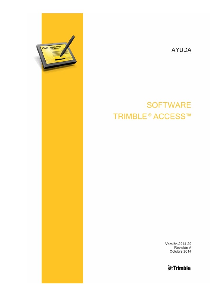Manual Estacion Total Trimble m3 | PDF | Archivo de computadora ...