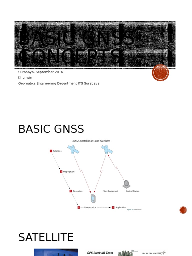 Basic Gnss Concepts: Surabaya, September 2016 Khomsin Geomatics ...