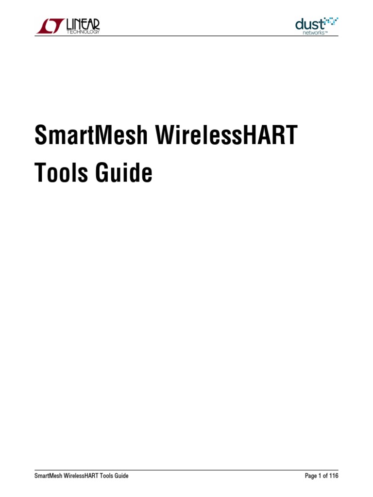 SmartMesh WirelessHART Tools Guide | PDF | Command Line Interface | Device Driver
