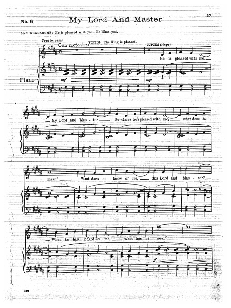 My Lord and Master PDF | PDF