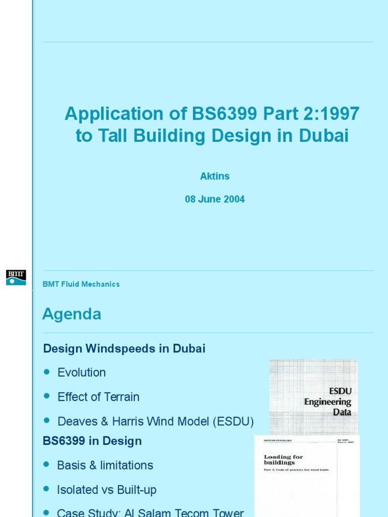 BS6399 Dubai | PDF | Wound | Wind Speed