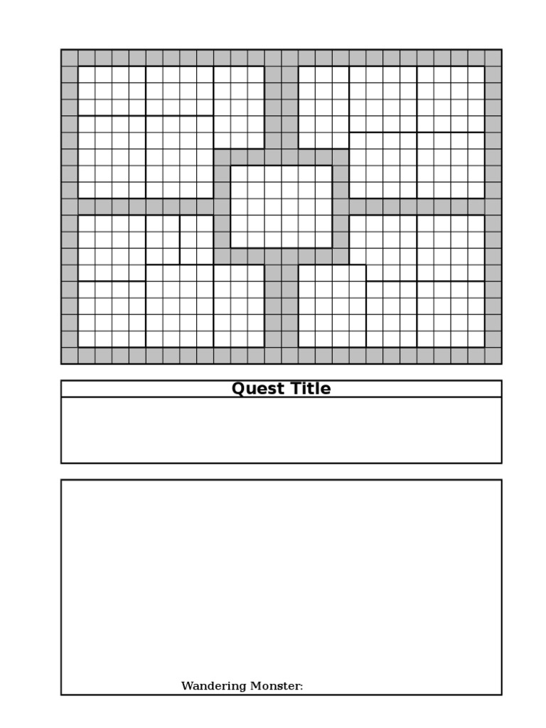 Heroquest Map and Monster Guide | PDF | Sports | Leisure