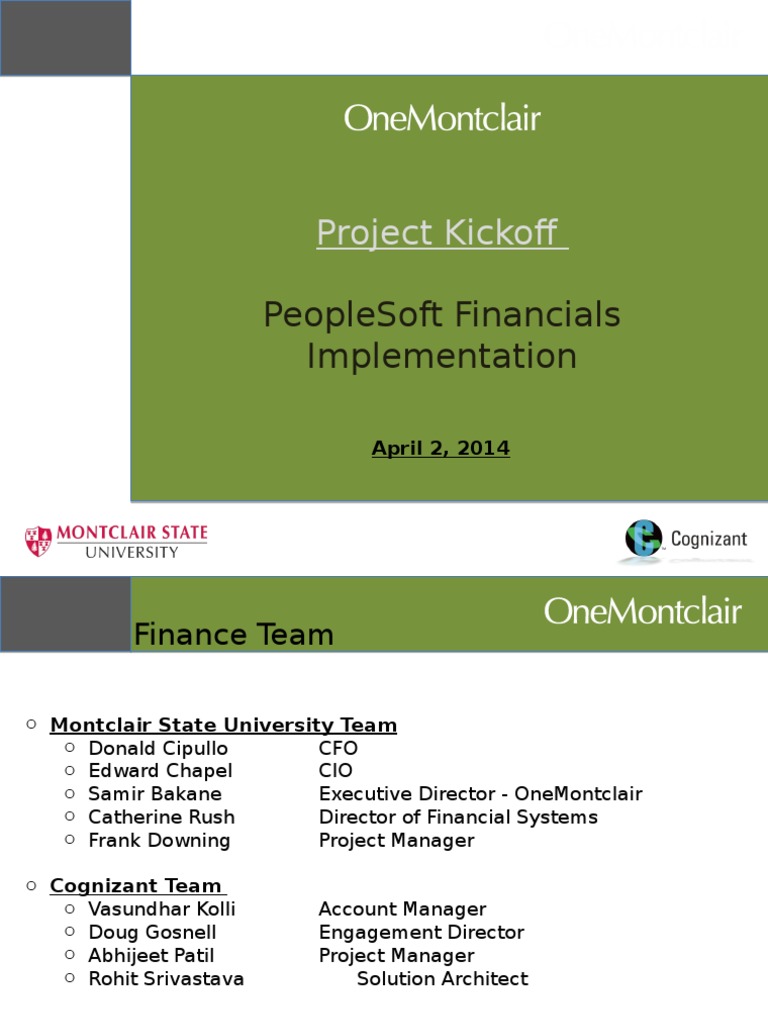 Peoplesoft Financials Implementation | PDF | Business Process ...
