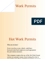 Hot Work Permit | PDF | Fires | Industrial Processes
