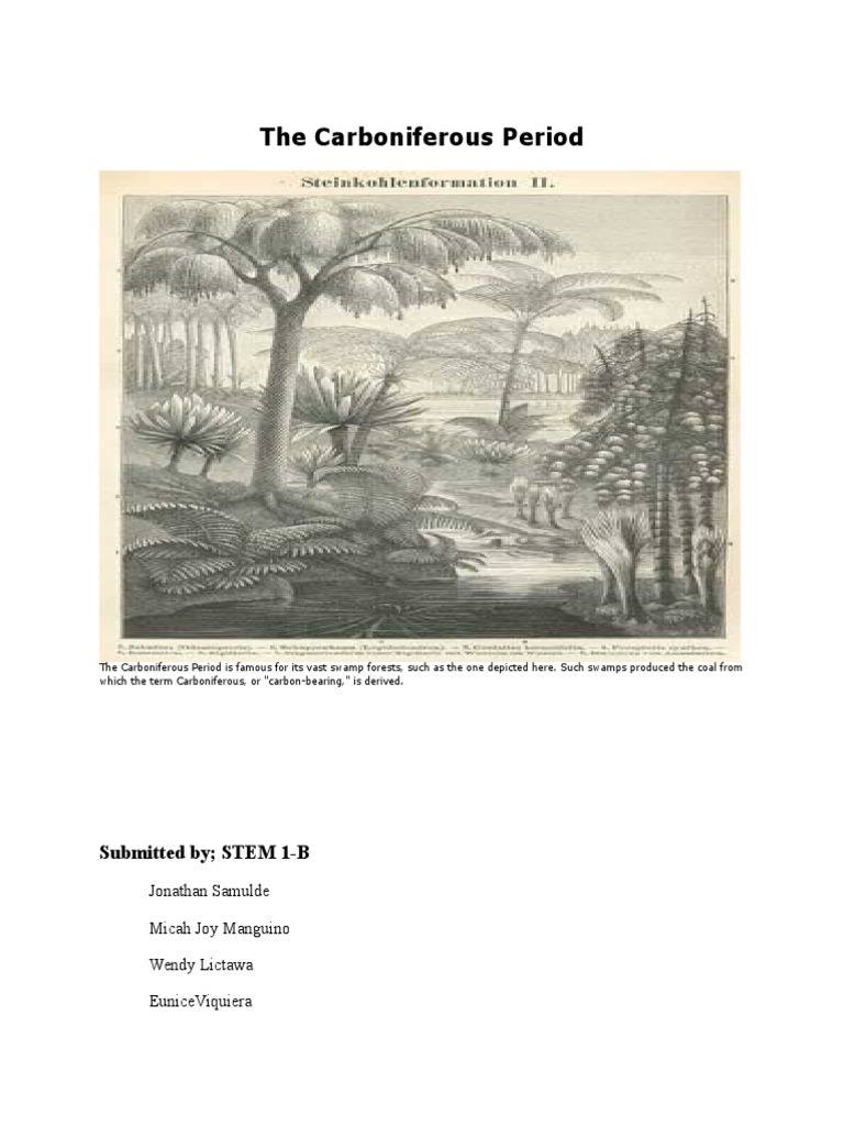 Overview of the Carboniferous Period | PDF | Science | Paleontology