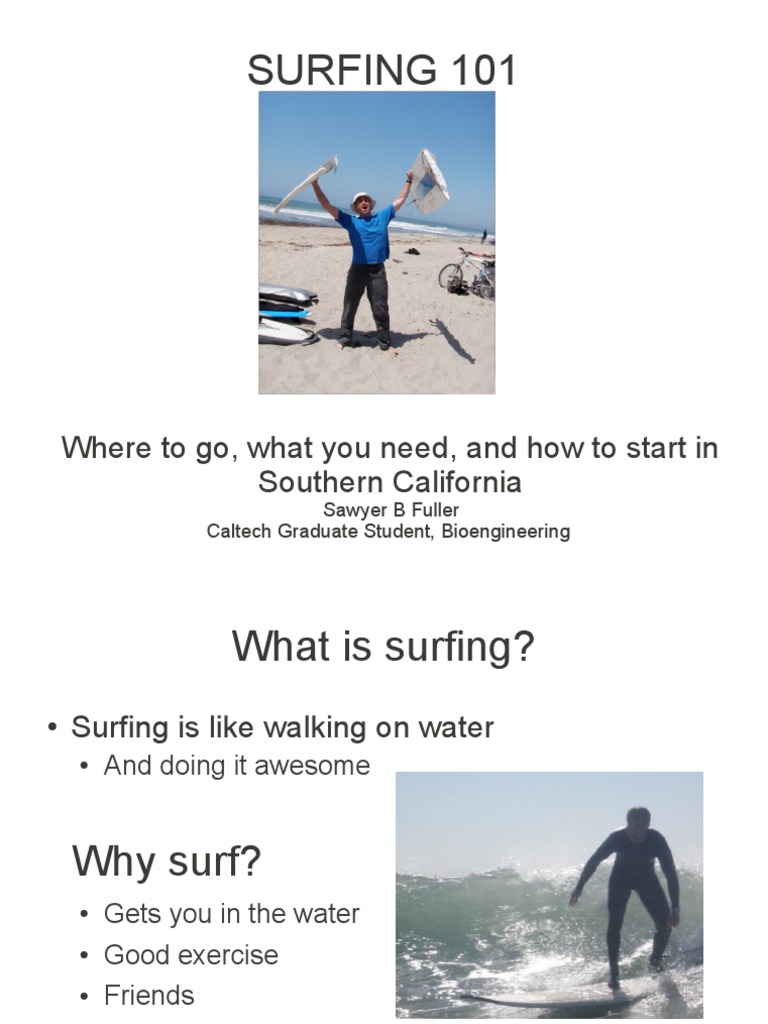 Surfing 101 | PDF | Water Sports | Boardsports