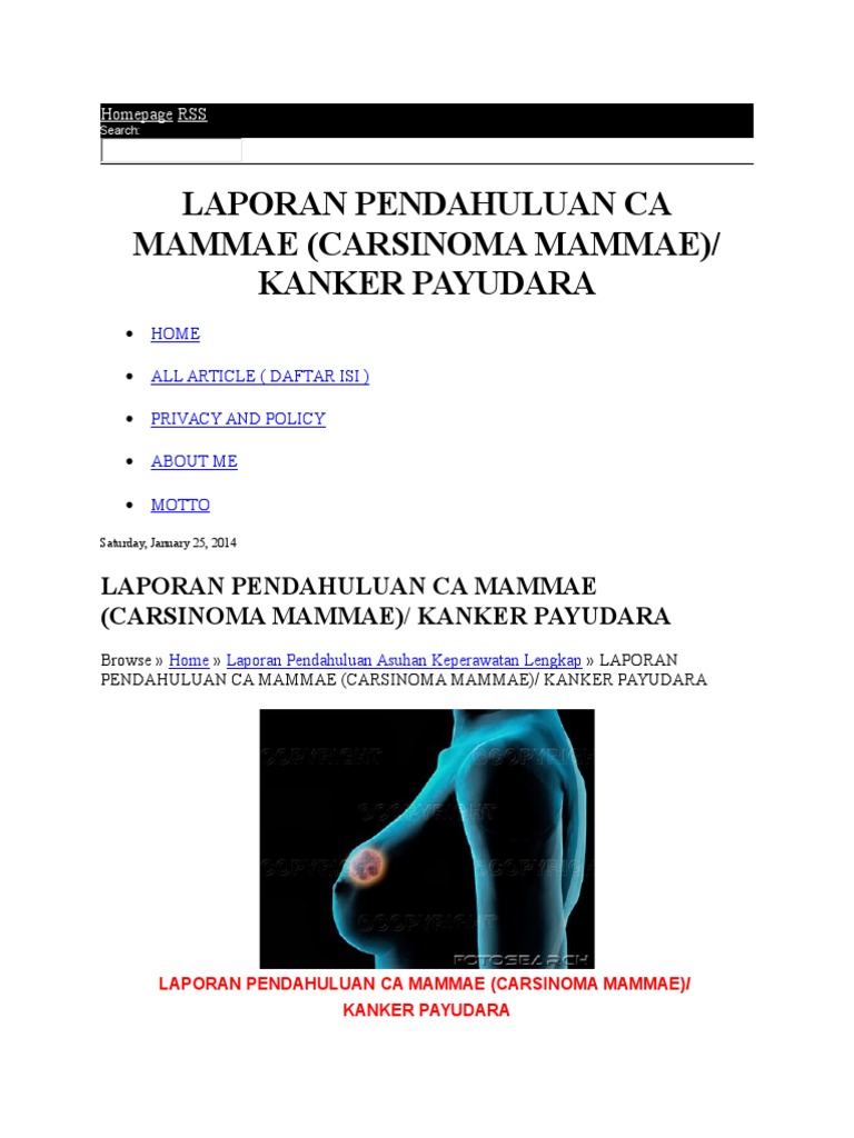 Ca Mamae | PDF | Kesehatan Holistik | Sains & Matematika