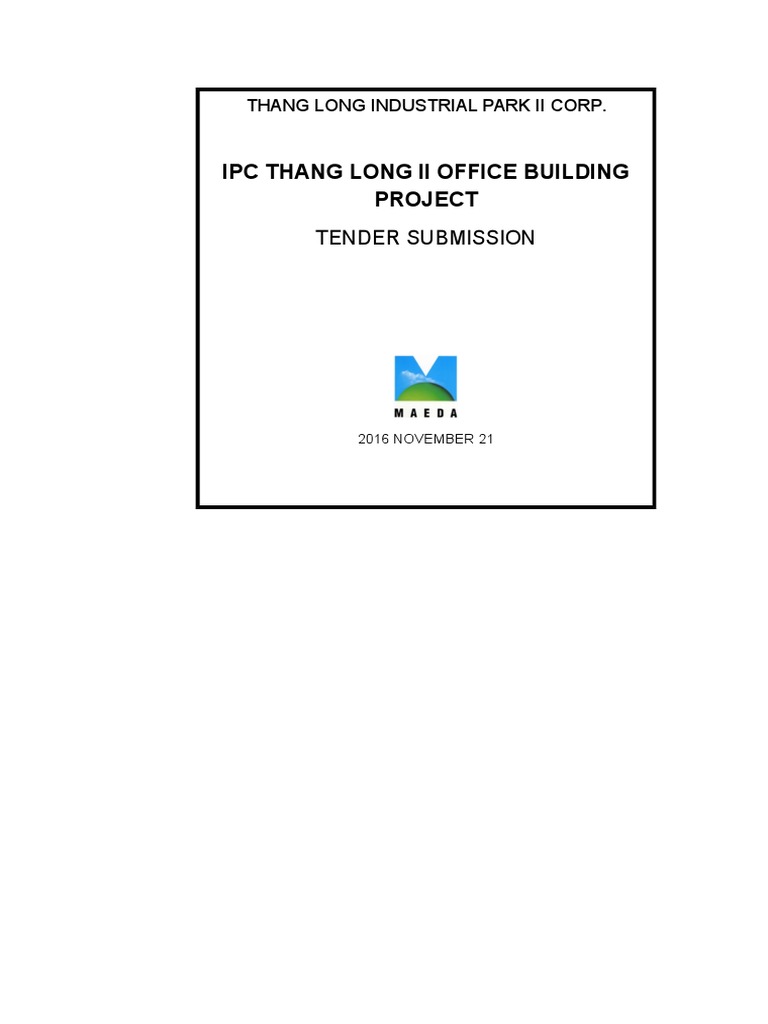 Thang Long II Office Building Tender | PDF