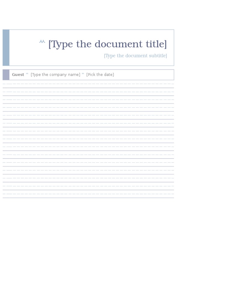 Type The Document Subtitle | PDF | Page Layout | Computing