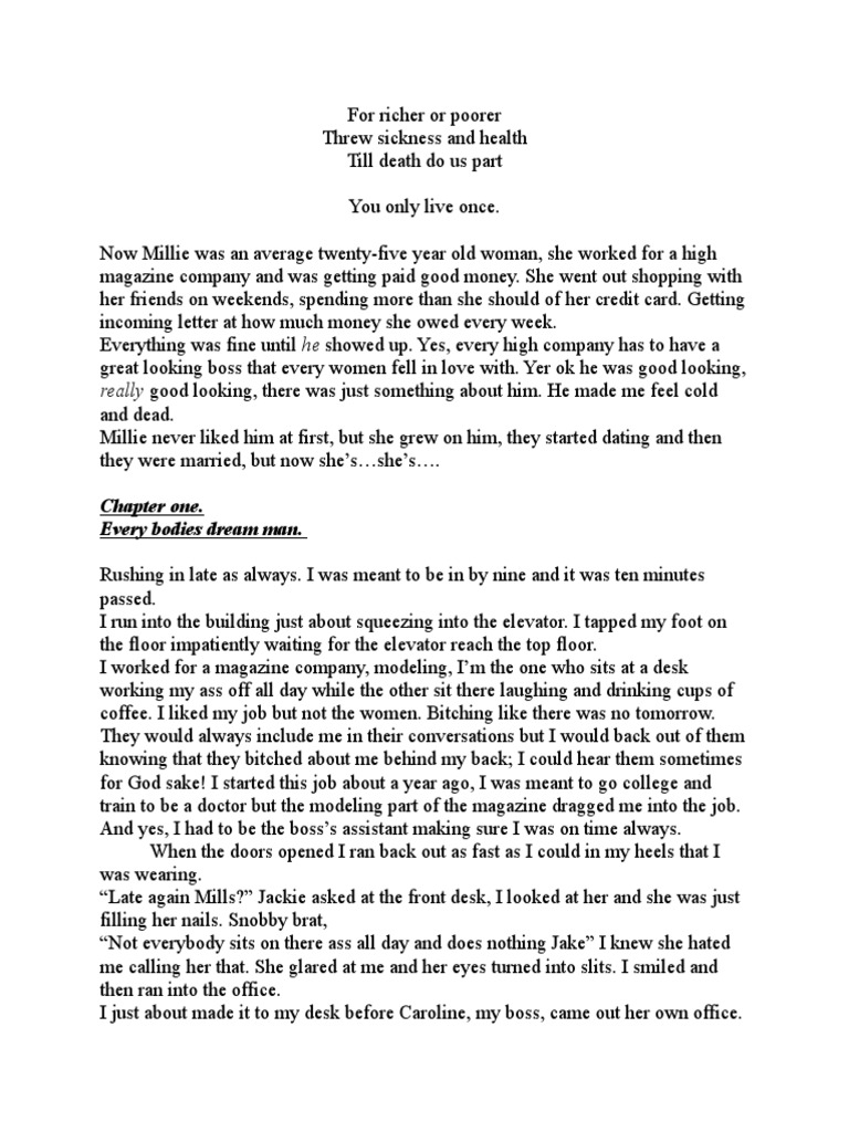 For Richer or Poorer | PDF