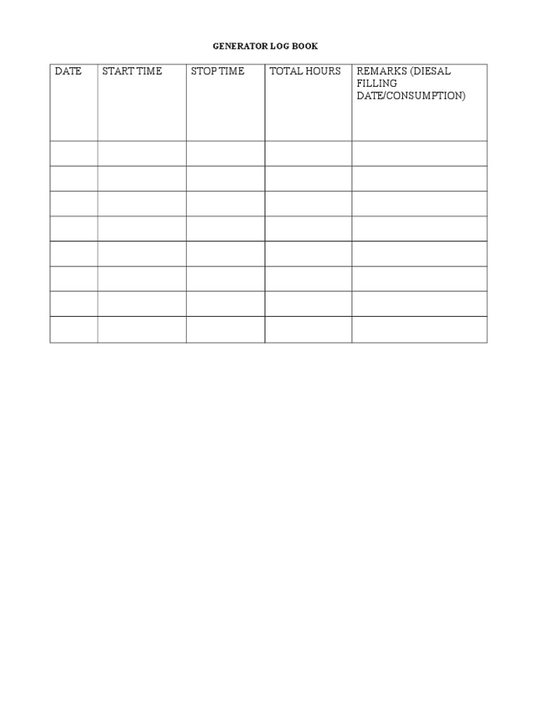 Format-Generator Log Book QM 6.3 F07 | PDF