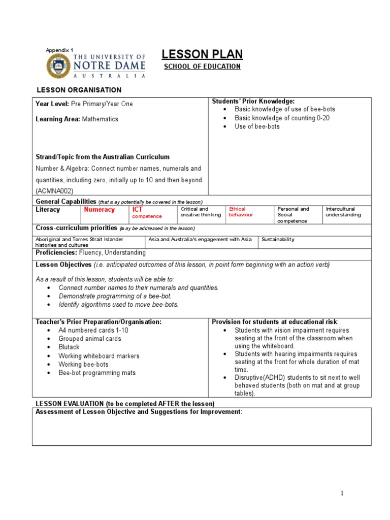 Bee-Bot Lesson Plan | PDF | Lesson Plan | Educational Technology