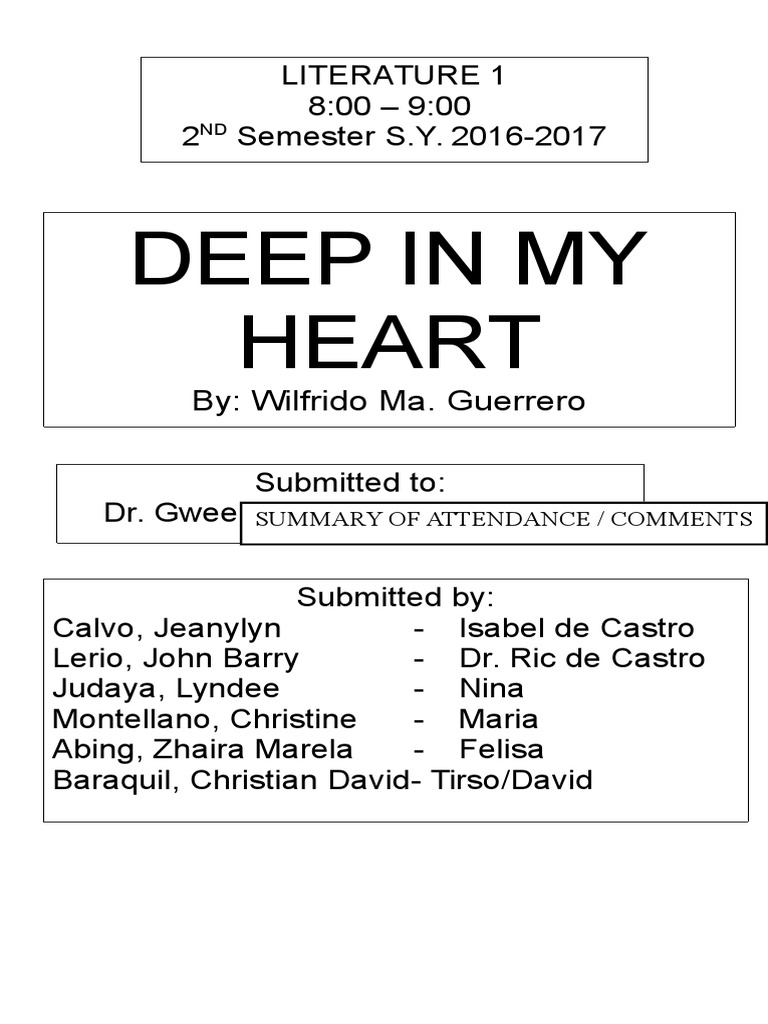 Deep in My Heart | PDF | Love