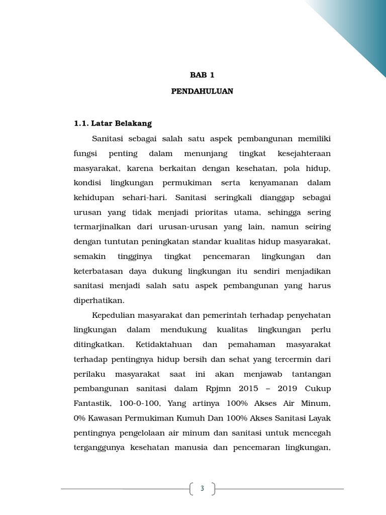 Bab 1 SSK Kota Gorontalo | PDF