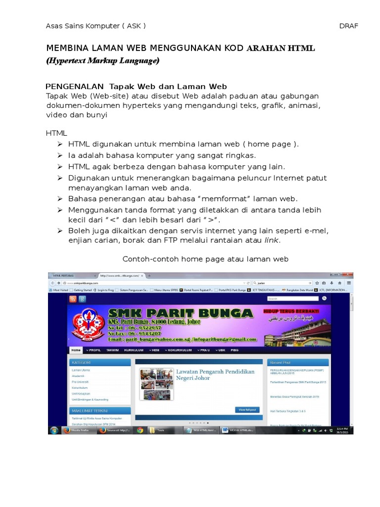 Modul HTML | PDF | Komputer