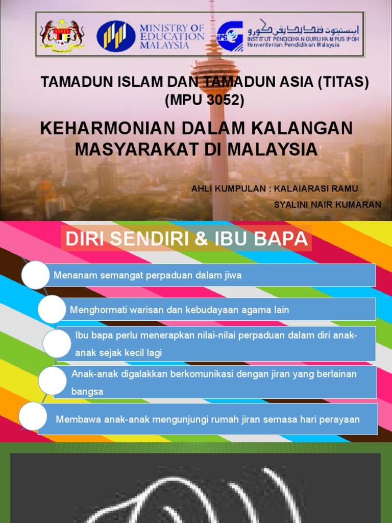 Keharmonian Masyarakat Malaysia | PDF