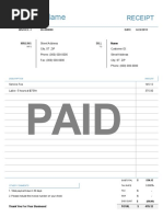 Contoh Resit | PDF | Receipt | Business