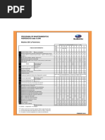 Pauta de Mantenimiento Subaru XV | PDF | Transporte privado | Coche