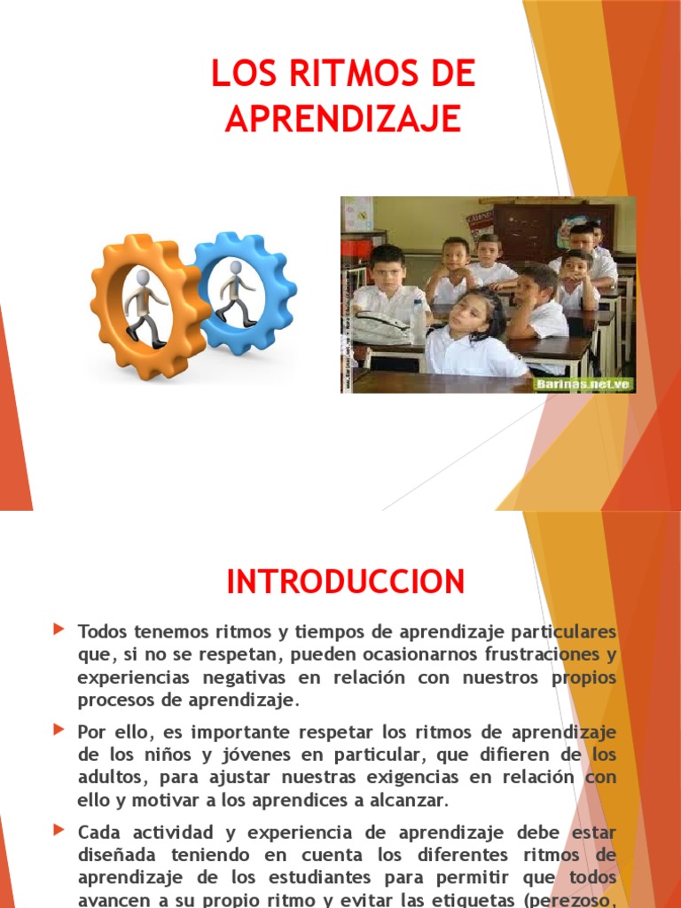 Ritmos de Aprendizaje | PDF | Ritmo | Aprendizaje
