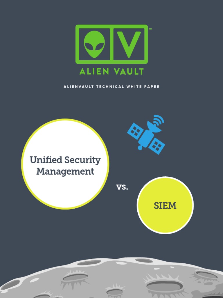 USM vs SIEM AlienVault White Paper | Threat (Computer) | Online Safety ...