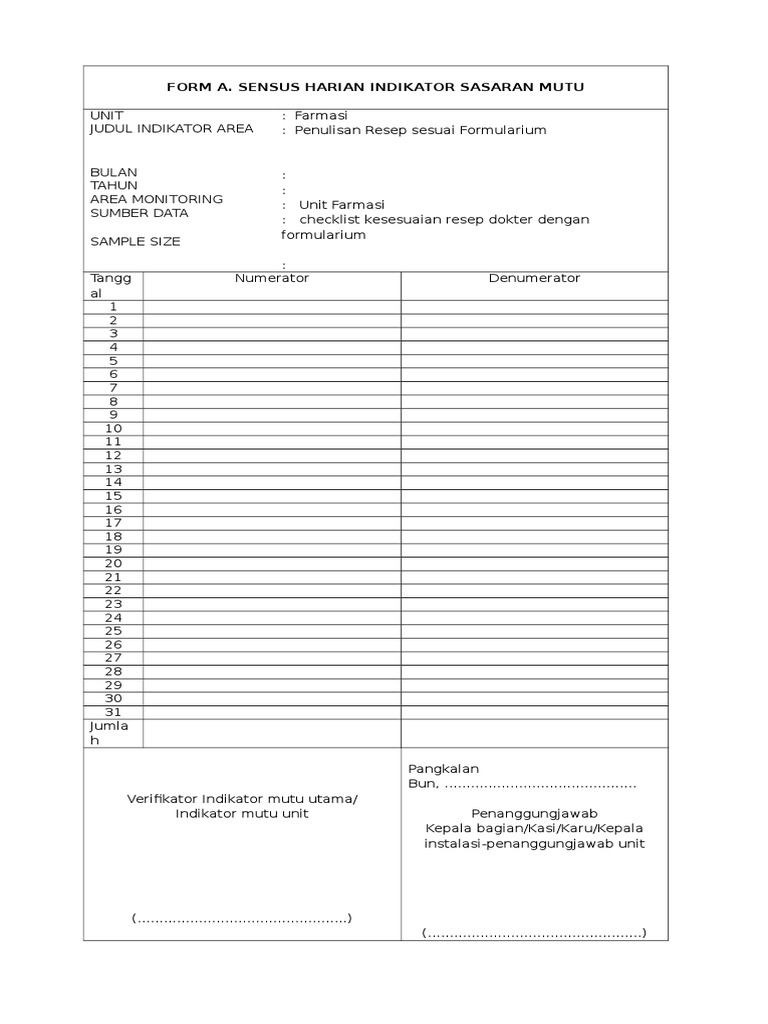Form A Dan Form B - Farmasi | PDF