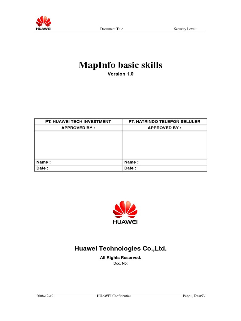 MapInfo Basic Skills | PDF | Microsoft Excel | Microsoft Windows