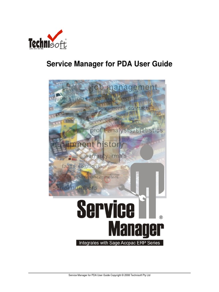 ServiceManager - Guide - PDA Add-On User Guide PDF | PDF | Proprietary ...