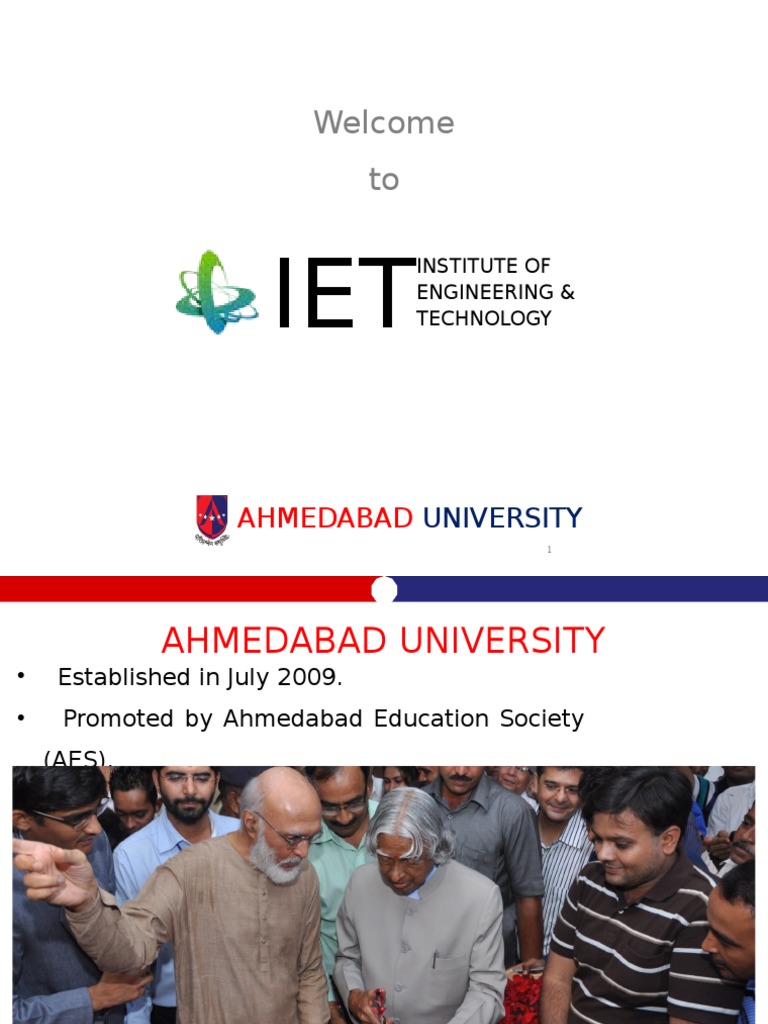 AU-IET Presentation - Final - With - Fonts | Download Free PDF ...