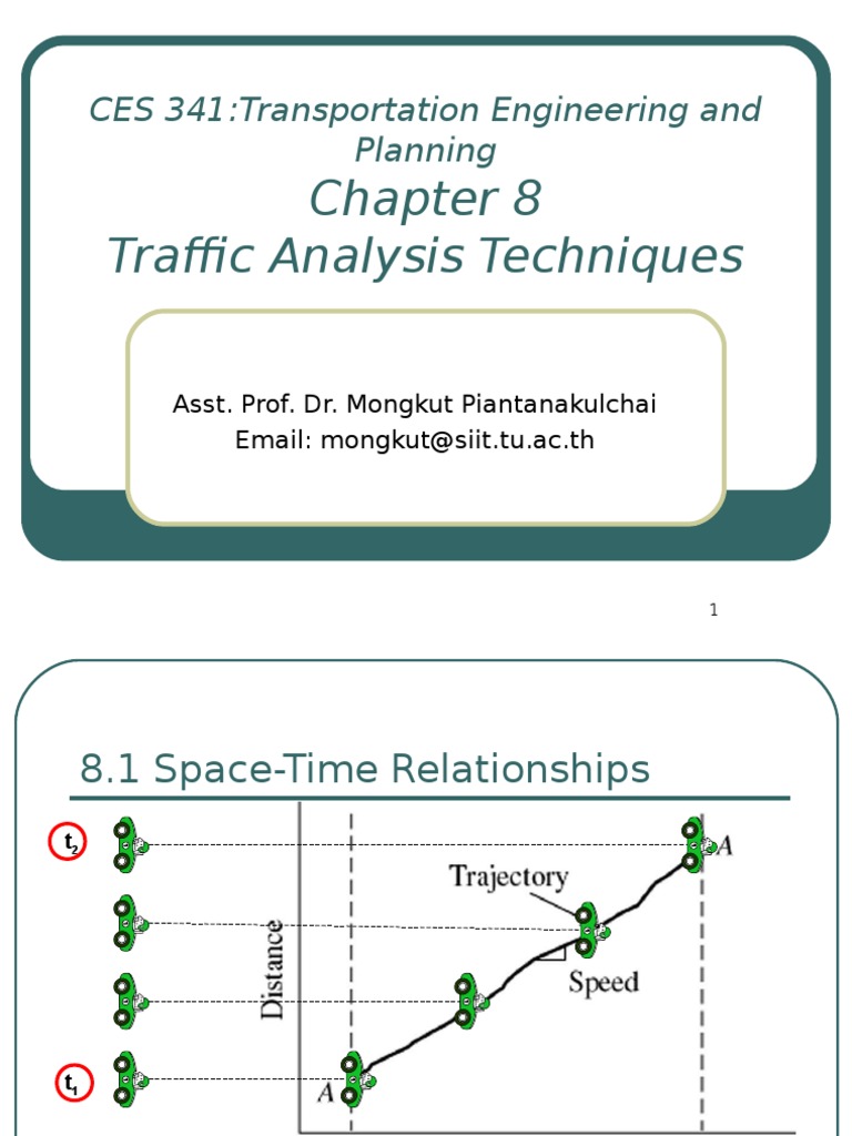 Chapter 8 - Traffic Analysis Techniques | Traffic | Applied Mathematics