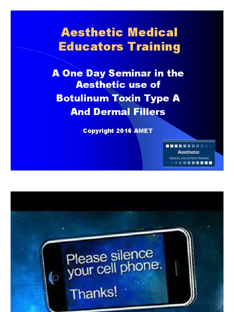 AMET Botox and Filler | PDF | Botulinum Toxin | Medical Specialties