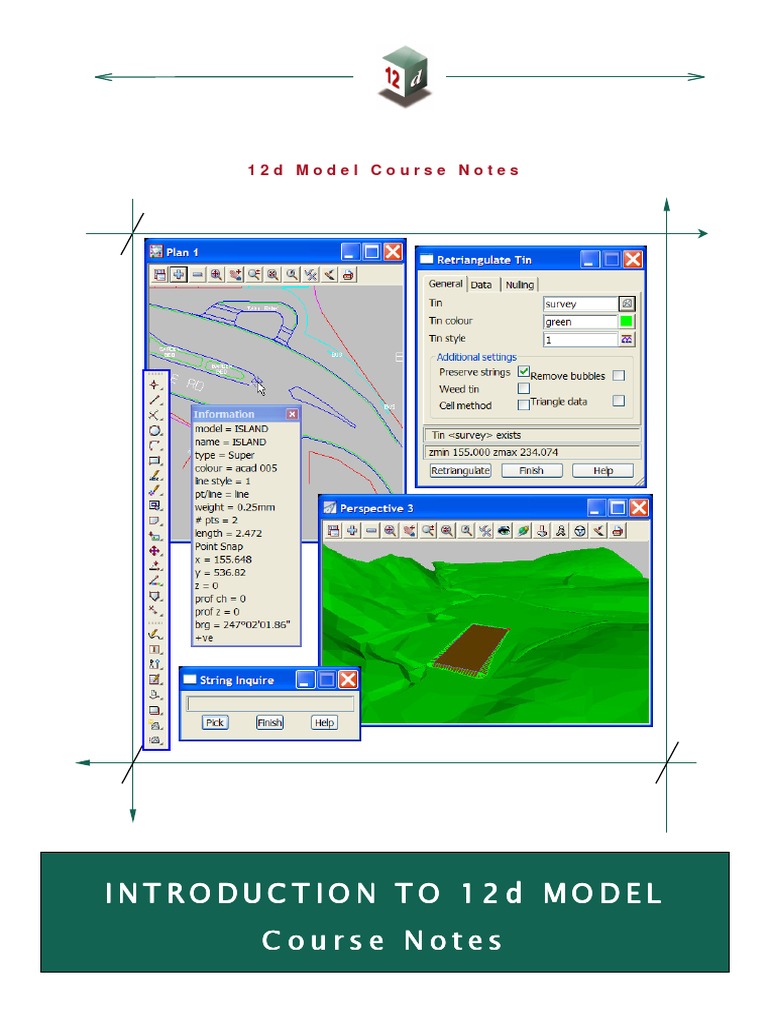 12d-1a Introduction To 12d | PDF | Computer File | Metadata