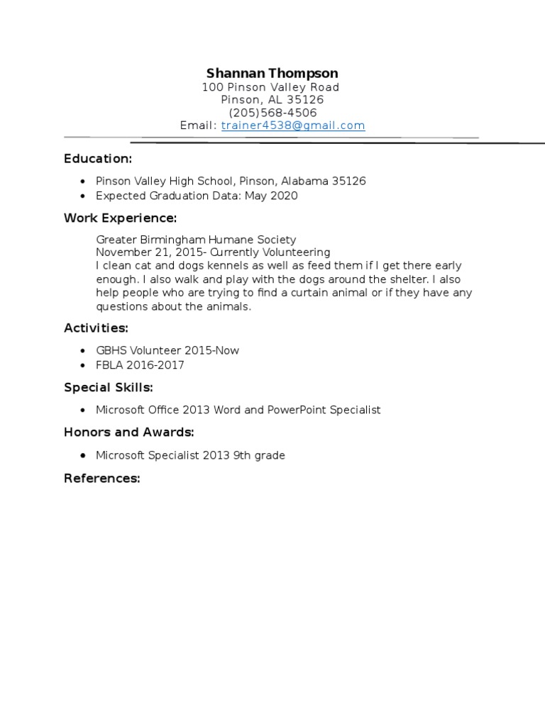 Resume Final Draft | PDF