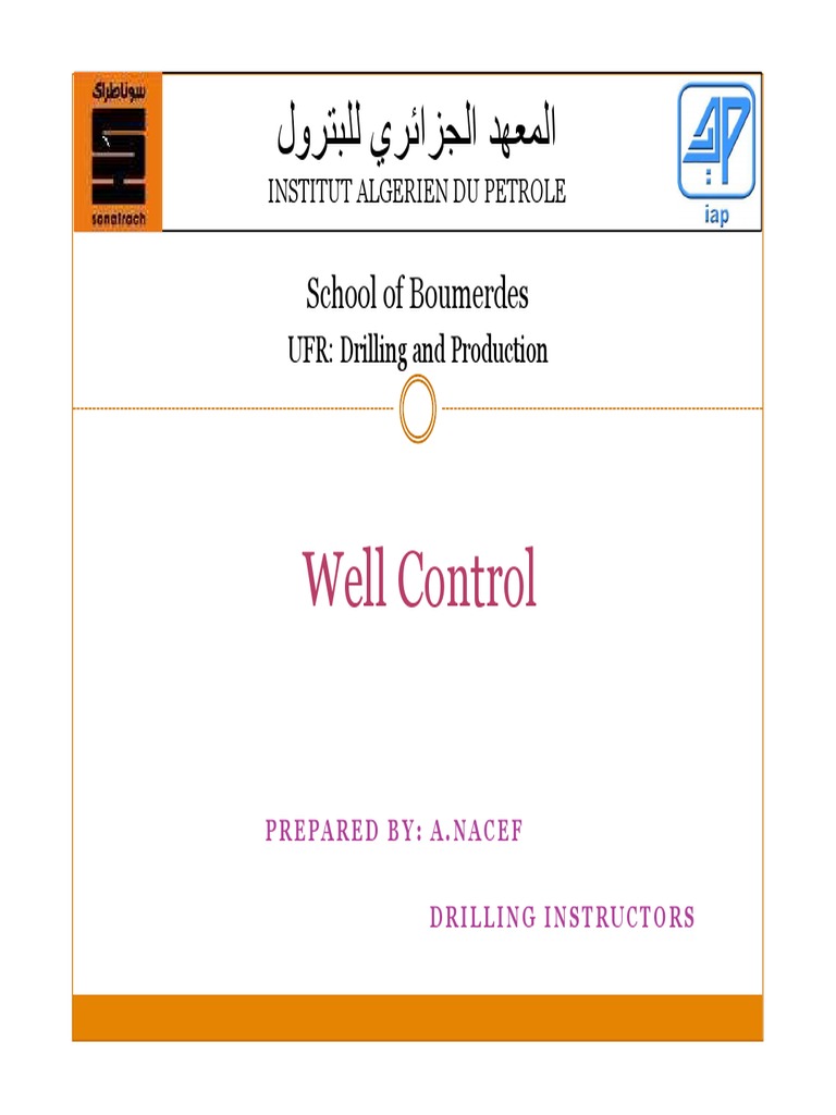 Well Control Procedures | Download Free PDF | Casing (Borehole ...