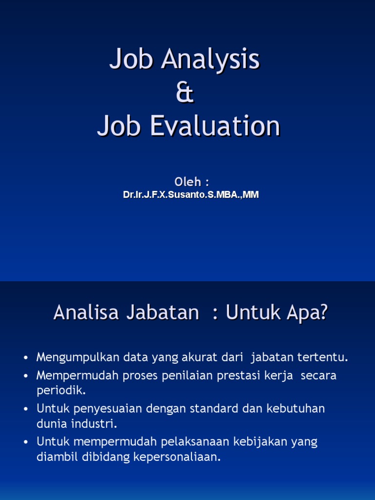 10 JOB GRADING Job Analysis Job Evaluation | PDF