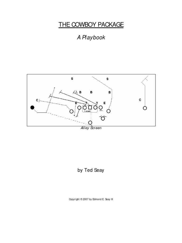 The Cowboy Package: A Playbook | PDF | Quarterback | Positions (Team ...